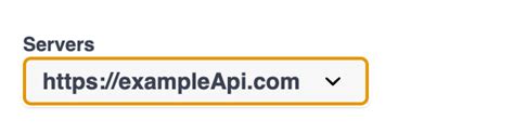 swagger in openapi 3 make servers a text box stack overflow