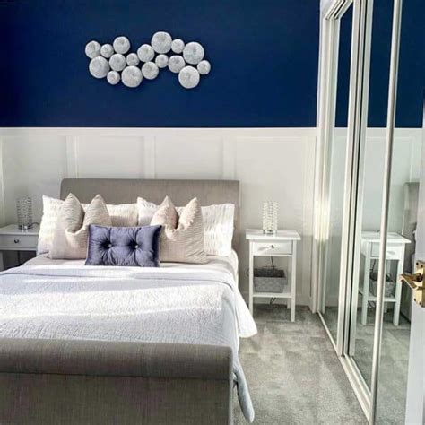 27 Stunning Navy And Grey Bedroom Ideas That Youll Adore Intérieuruk