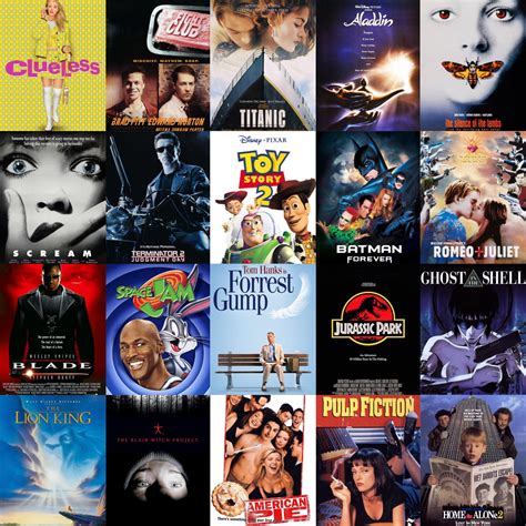 Bonus Pick Your 5 Favorite Movies From The 90s R 90s