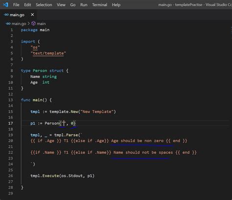 github vadakan golang template