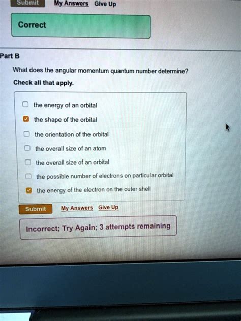 What Does The Angular Momentum Quantum Number Determine