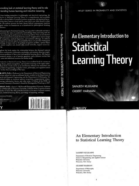 an elementary intro to statistical learning theory