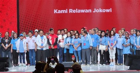 Relawan Jokowi Dan Psi Bersatu Deklarasi Dukungan Di Sentul