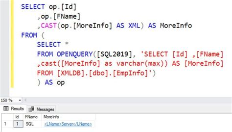 sql server fix msg 9514 xml data type is not