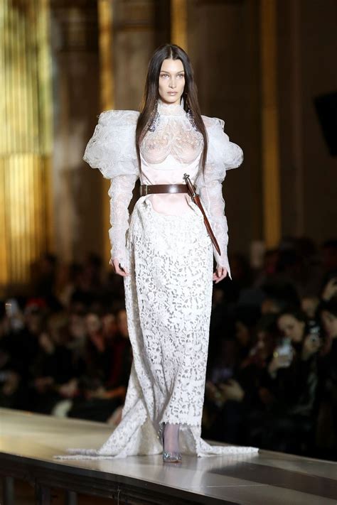 Bella Hadid Naked Tits At Vivienne Westwood Ready To Wear Fall Winter