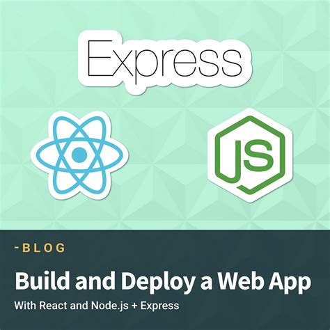 build and deploy a web application with react and node js express