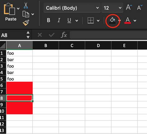how to get an excel cell fill color caused by conditional