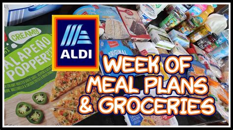 Aldi Weekly Grocery Haul Youtube