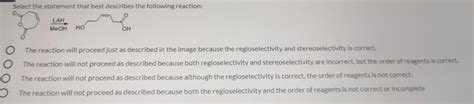 Solved Select The Statement That Best Describes The