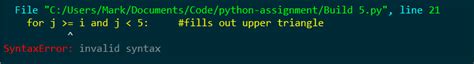 what is the python syntax for a general nested for loop