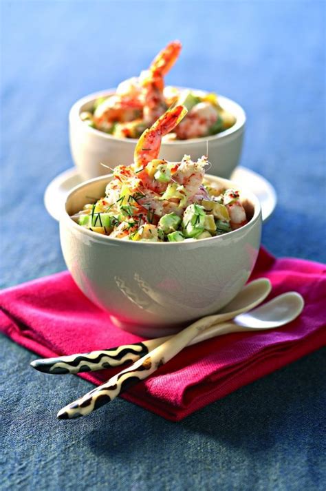 Recette Salade Aux Mangues Et Aux Crevettes Marie Claire