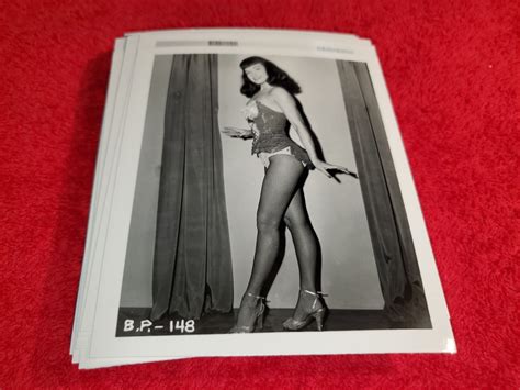 Bettie Page Original Negative 4x5 Print From Irving Klaws Archives Bp