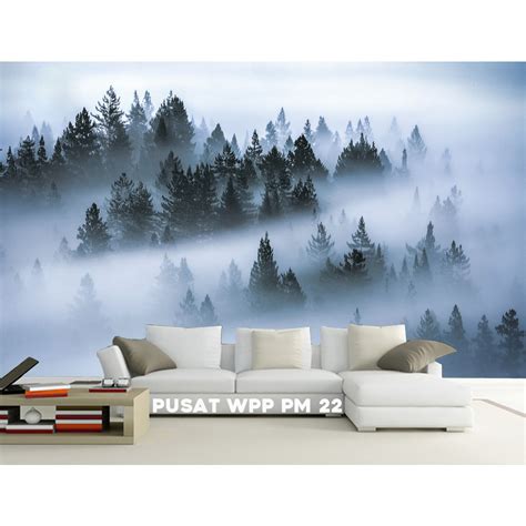 Jual Wallpaper Dinding 3d Custom Pemandangan Alam Indah Wallmurall