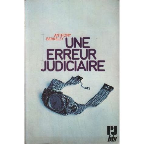 Une Erreur Judiciaire Autres Rakuten