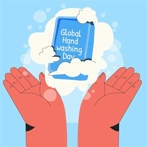 Premium Vector Hand Drawn Global Handwashing Day Illustration