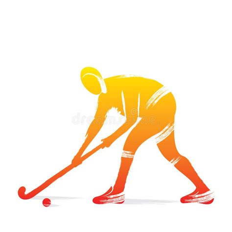 Female Hockey Player Stock Illustrations 600 Female Hockey Player