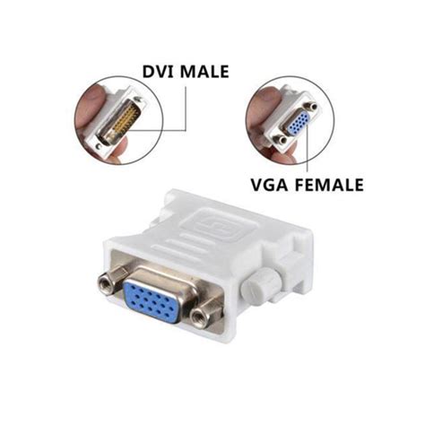 Jual Dvi Female To Vga Male Adapter D 24 5 Pin Male To Socket Shopee