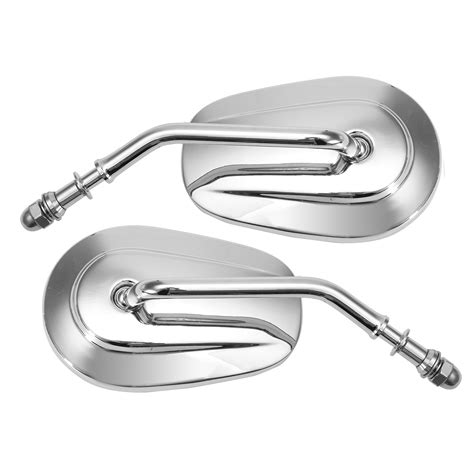 8mm Rear View Side Mirror Fits For Harley Davidson Sportster Touring Xl