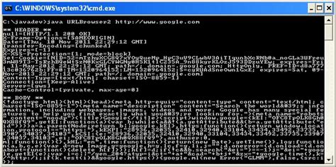 java url programming using the openconnection method