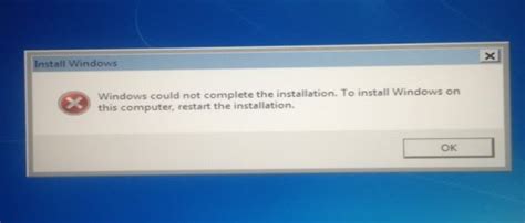 windows could not complete the installation windows 8
