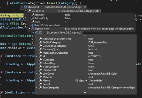 adding categories to existing parameter binding autodesk community