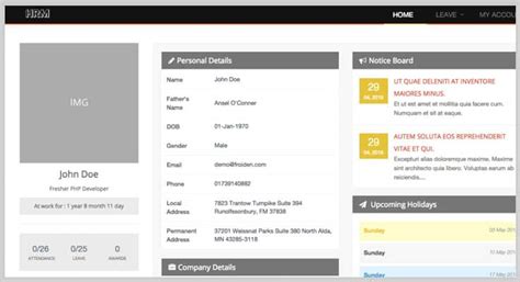 5 best human resource management php script 2022 formget