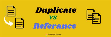 duplicate vs reference in power query analytical concept