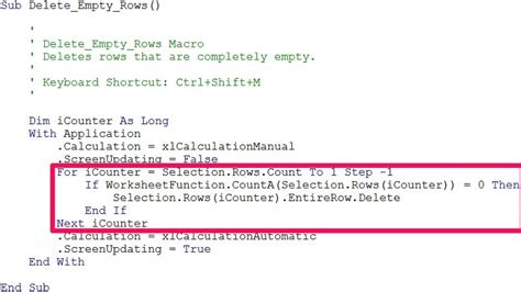 excel vba delete blank or empty rows 5 easy to use macro examples