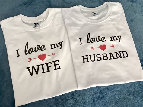 I Love My Husband Wife Shirts Couples Shirts Married Couple Etsy