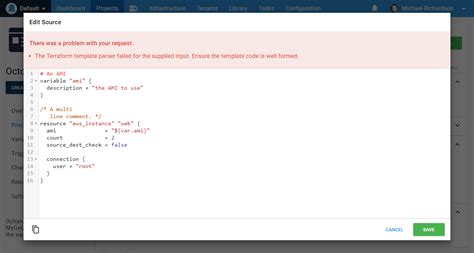 valid hcl template fails validation on terraform step · issue 5345