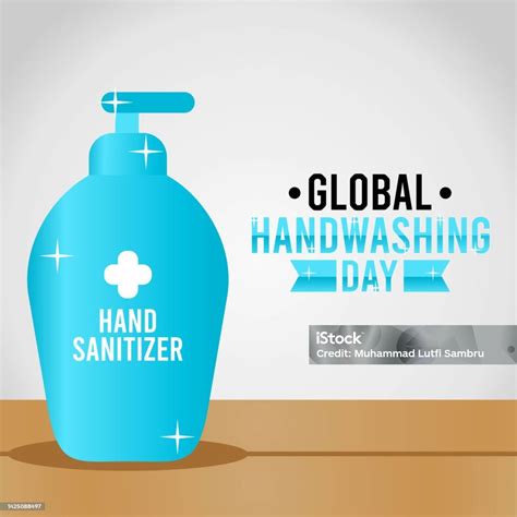 Global Handwashing Day Vector Illustration Suitable For Greeting Card