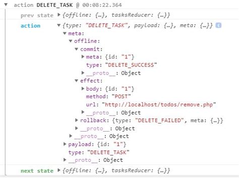 why redux offline with react native not send the post request stack