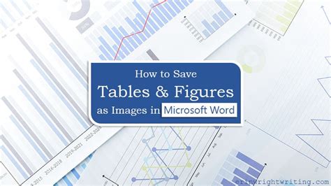 How To Save Tables And Figures As Images In Microsoft Word Pc And Mac