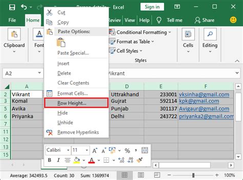 how to unhide rows in excel javatpoint