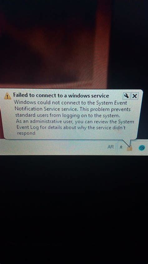 windows 7 failed to connect to a windows service dell community