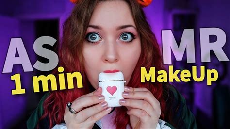 Asmr Doing Your Makeup In 1 Minute 40 Seconds 💄 [ Makup Triggers In 100