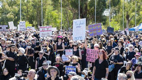 Womens March 4 Justice Thousands Across Australia Protest Against