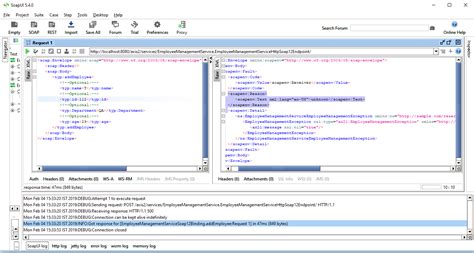 xml facing issue while hitting a request using soapui stack overflow