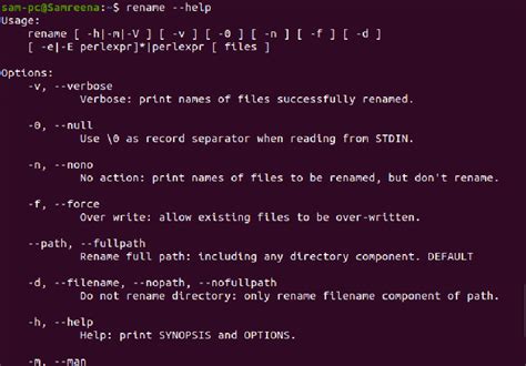 how to rename files in linux terminal posetke