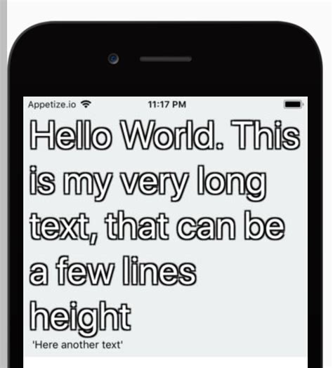 [solved] adding a solid stroke to text react native