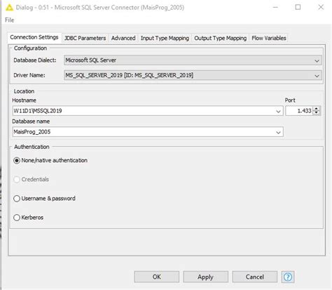 knime 4 2 and microsoft sql server 2019 knime analytics platform