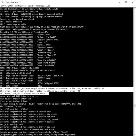 embedded linux kernel panic after ubi rootfs size increased stack