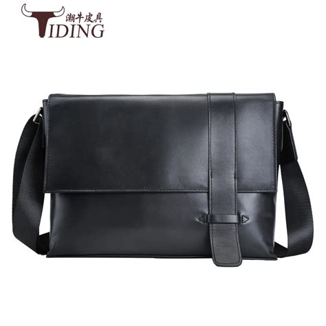 Buy Men Shoulder Bag Genuine Leather High Quality Man
