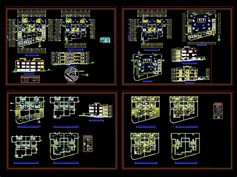 2d Flats House 2 Pisos Em Autocad Baixar Cad Grátis 839 09 Kb