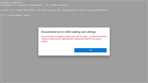 在 windows 11 上的 windows 终端中加载用户设置时遇到错误 computer