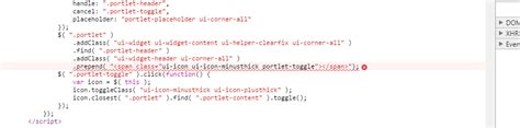 jquery prepend unexpected identifier without line breaks stack overflow