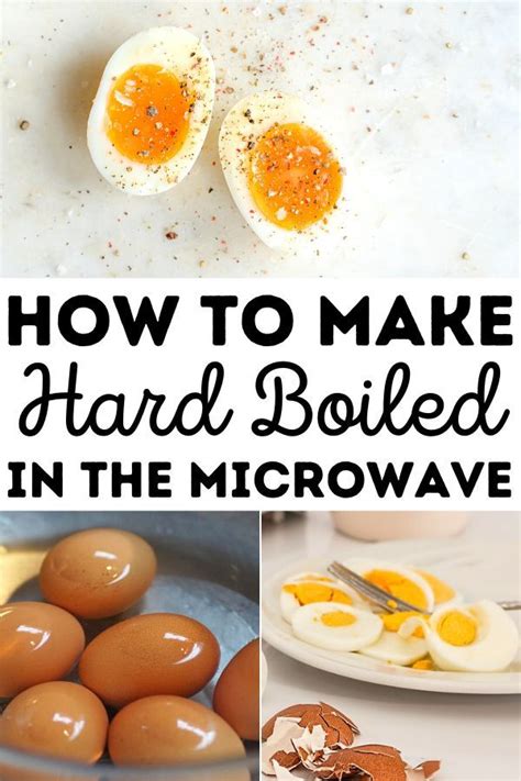 How To Make Hard Boiled Eggs In Microwave The Easy Way Recipe