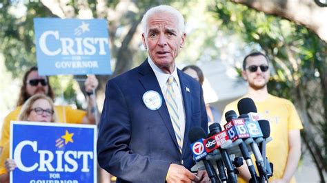 Charlie Crist Florida Democrats Pick Challenger To Ron Desantis Bbc News