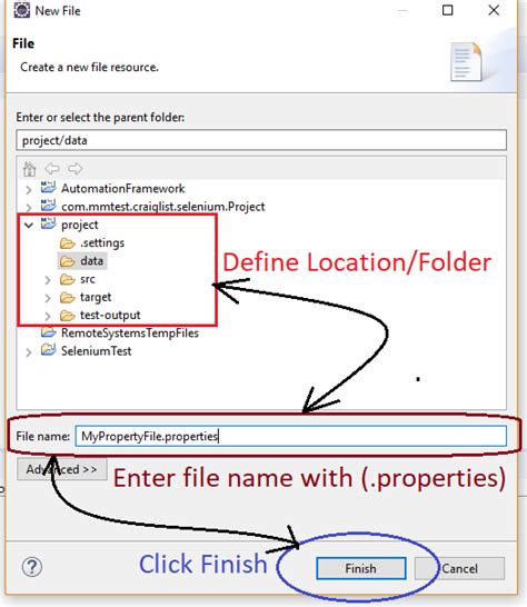 read write operations for properties file in automation
