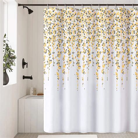 Shower Curtains For Bathroom Weeping Flower Boho Shower Curtain